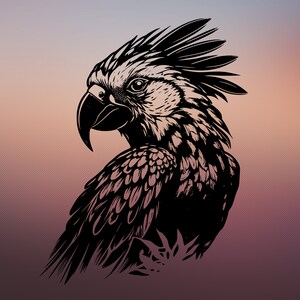 Parrot Head , Parrot Svg , Cut Files for Cricut , Laser Engraving Files ...