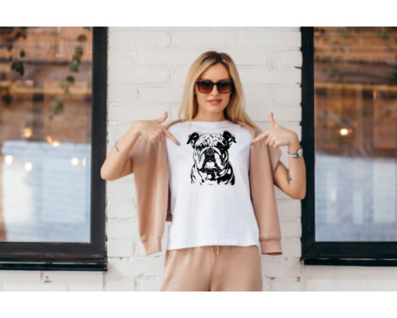 Bulldog Svg Cute Bulldog Svg Dog Bulldog PNG Bulldog Design - Etsy