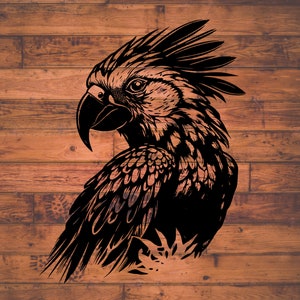 Parrot Head , Parrot Svg , Cut Files for Cricut , Laser Engraving Files ...