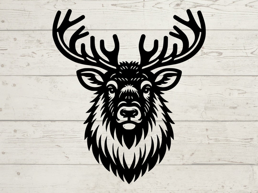 Caribou Svg, Caribou Clipart, Caribou Png, Caribou Head, Caribou Cut ...
