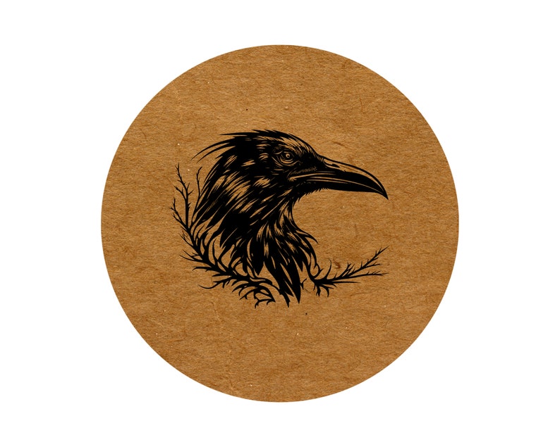 Crow Head Crow Svg Cut Files for Cricut Laser Engraving - Etsy
