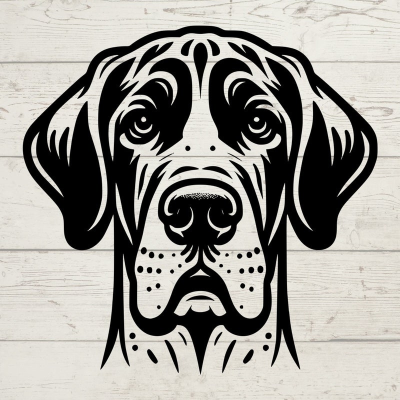 Great Dane Svg - Etsy