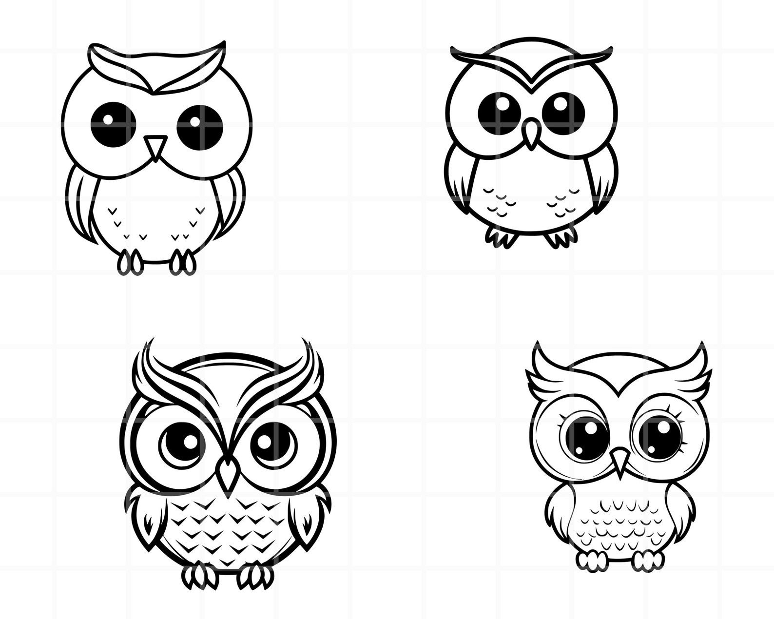 Owl Svg Bundle Owl Svg Cut Files for Cricut and Laser - Etsy UK