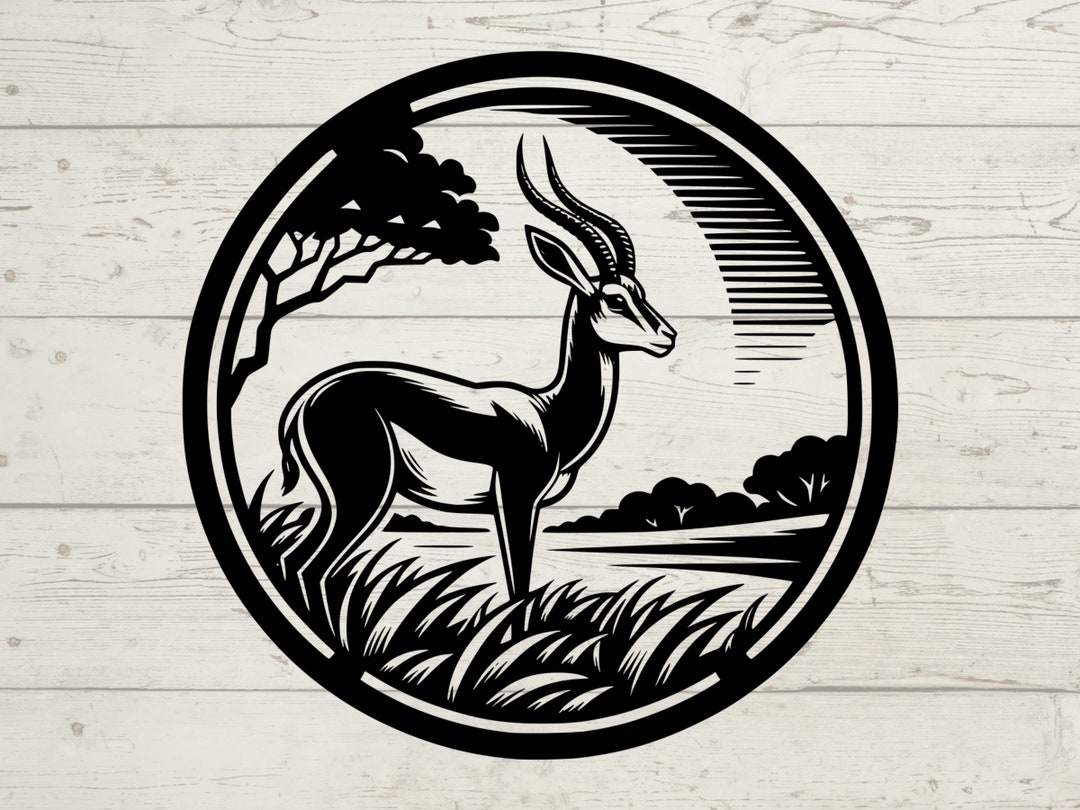 Gazelle Svg, Gazelle Clipart, Gazelle Png, Gazelle Head, Gazelle Cut ...