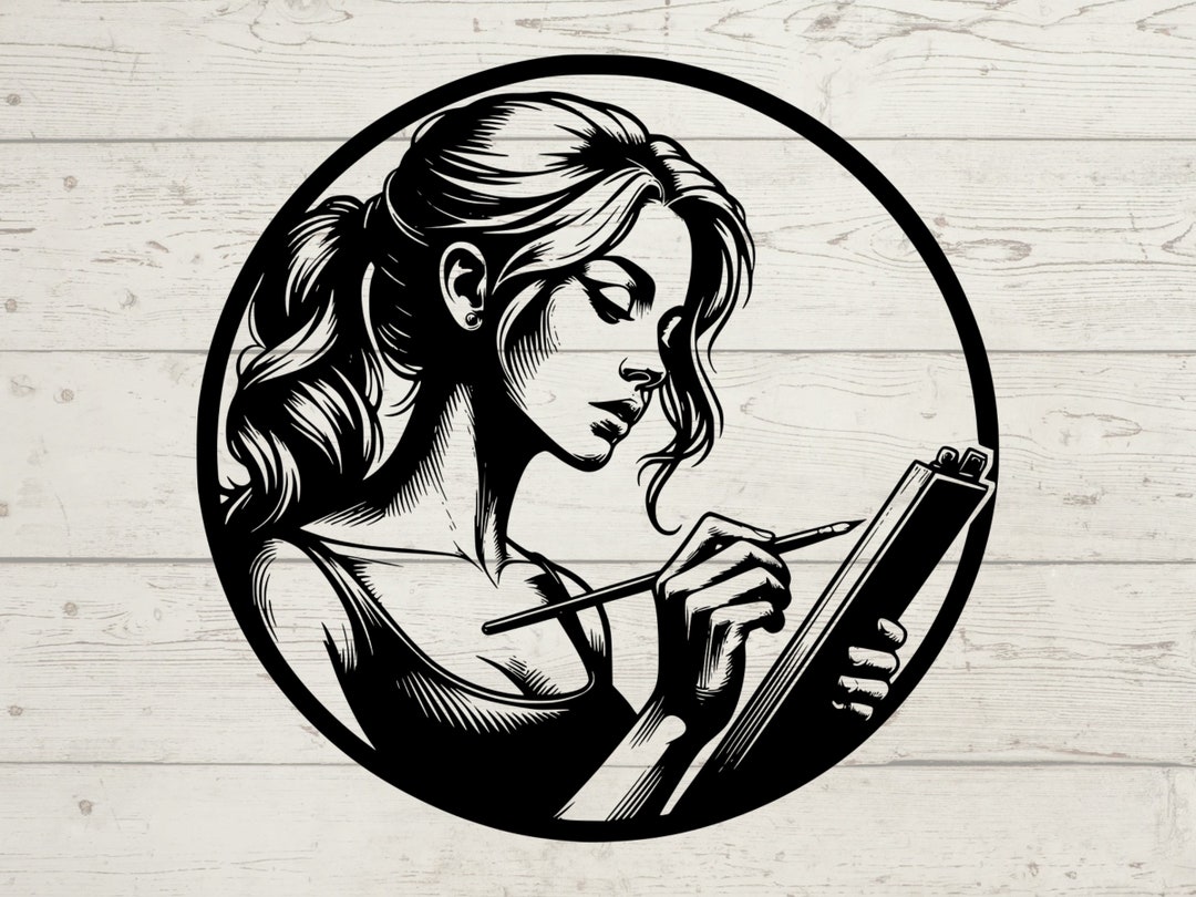 Drawing Svg Artist Png Clipart, Comercial Use, Digital Download - Etsy