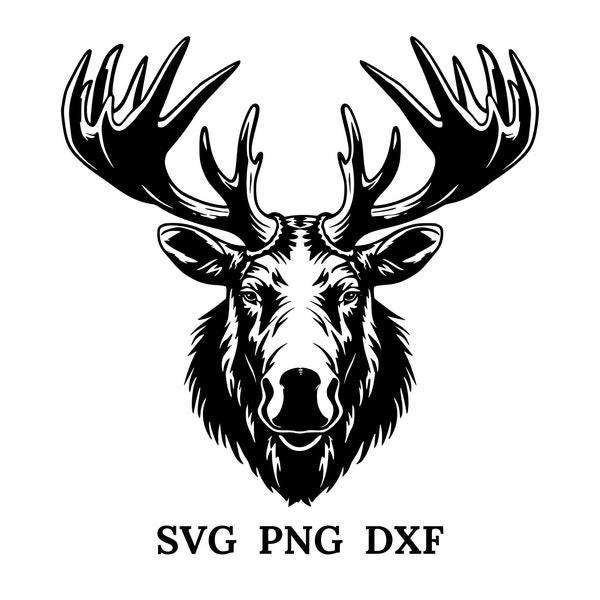 Moose Svg - Etsy