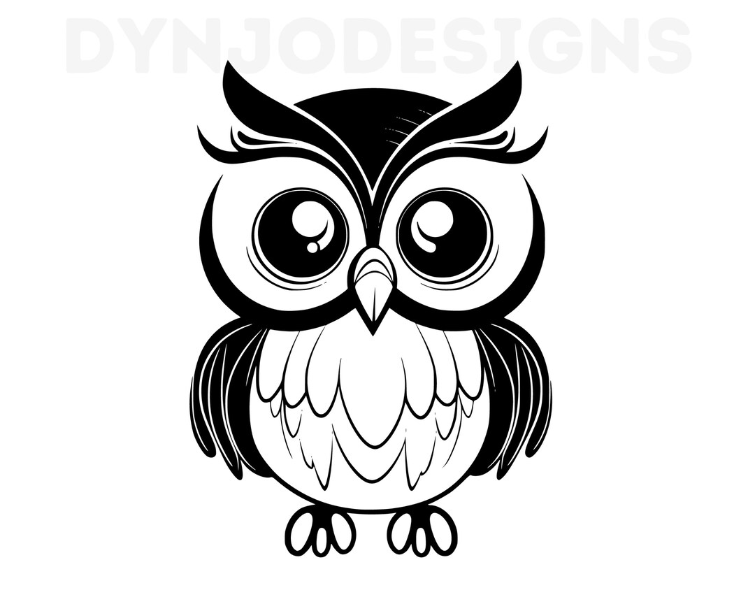 Cute Owl Svg Owl Clipart Owl Png Owl Head Owl Cut Files - Etsy
