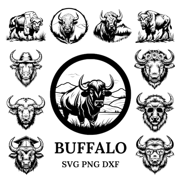 Buffalo Svg - Etsy