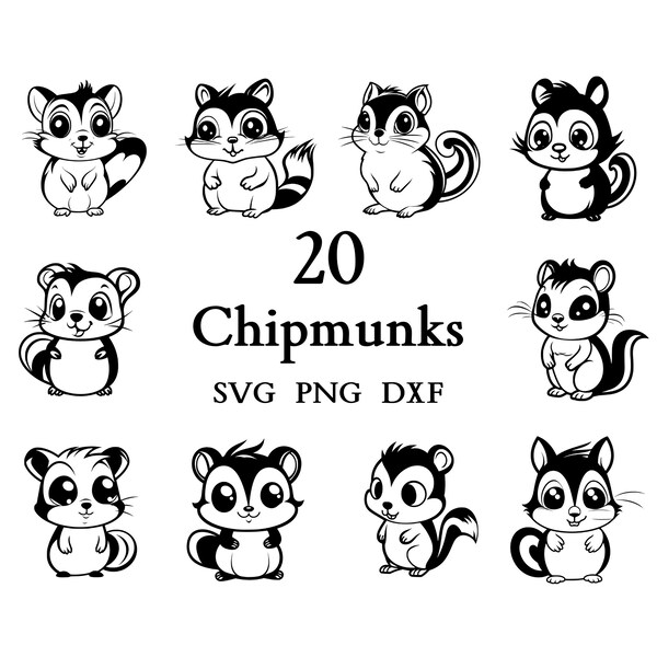 Chipmunk - Etsy