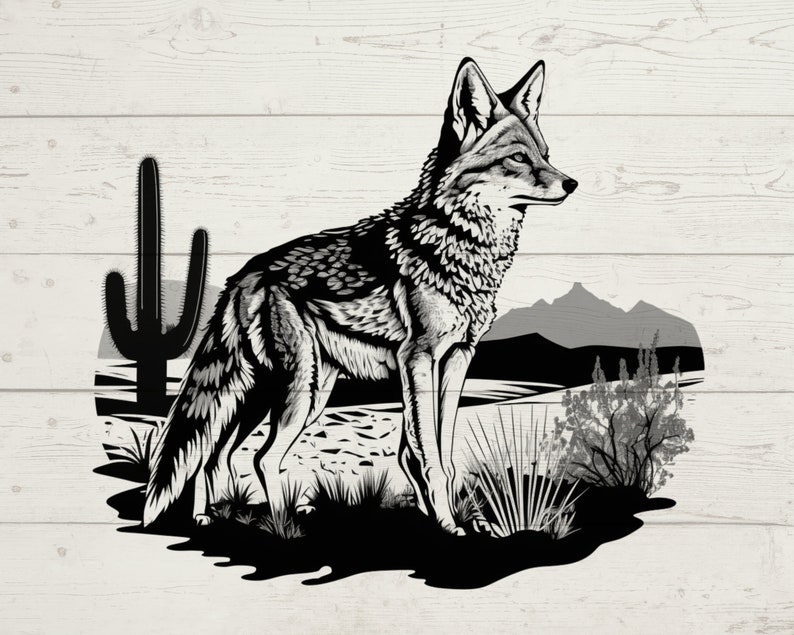 Coyote Svg Coyote Clipart Coyote Png Coyote Head Coyote - Etsy Ireland