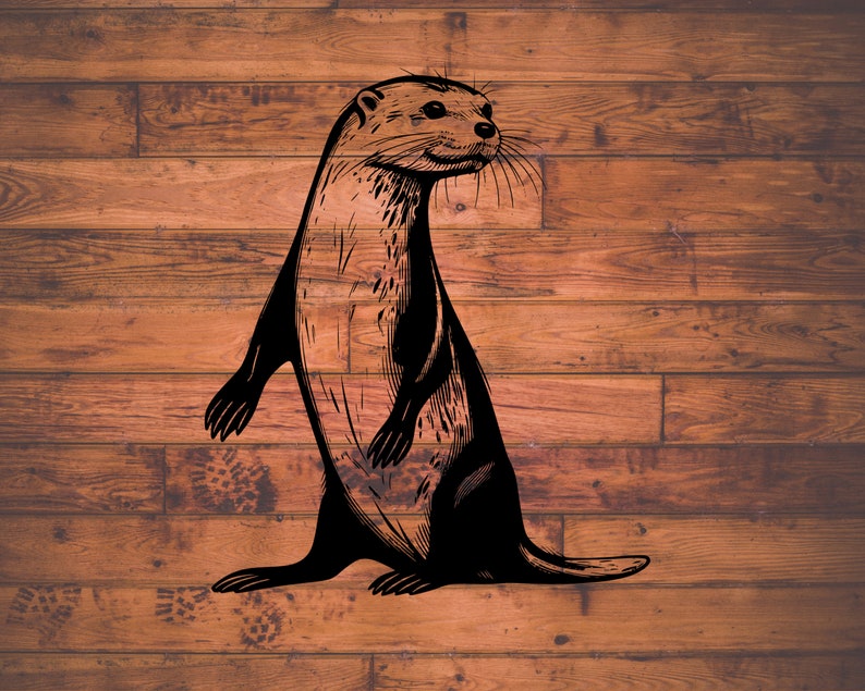 Otter Svg Otter Clipart Otter Png Otter Head Otter Cut - Etsy Australia