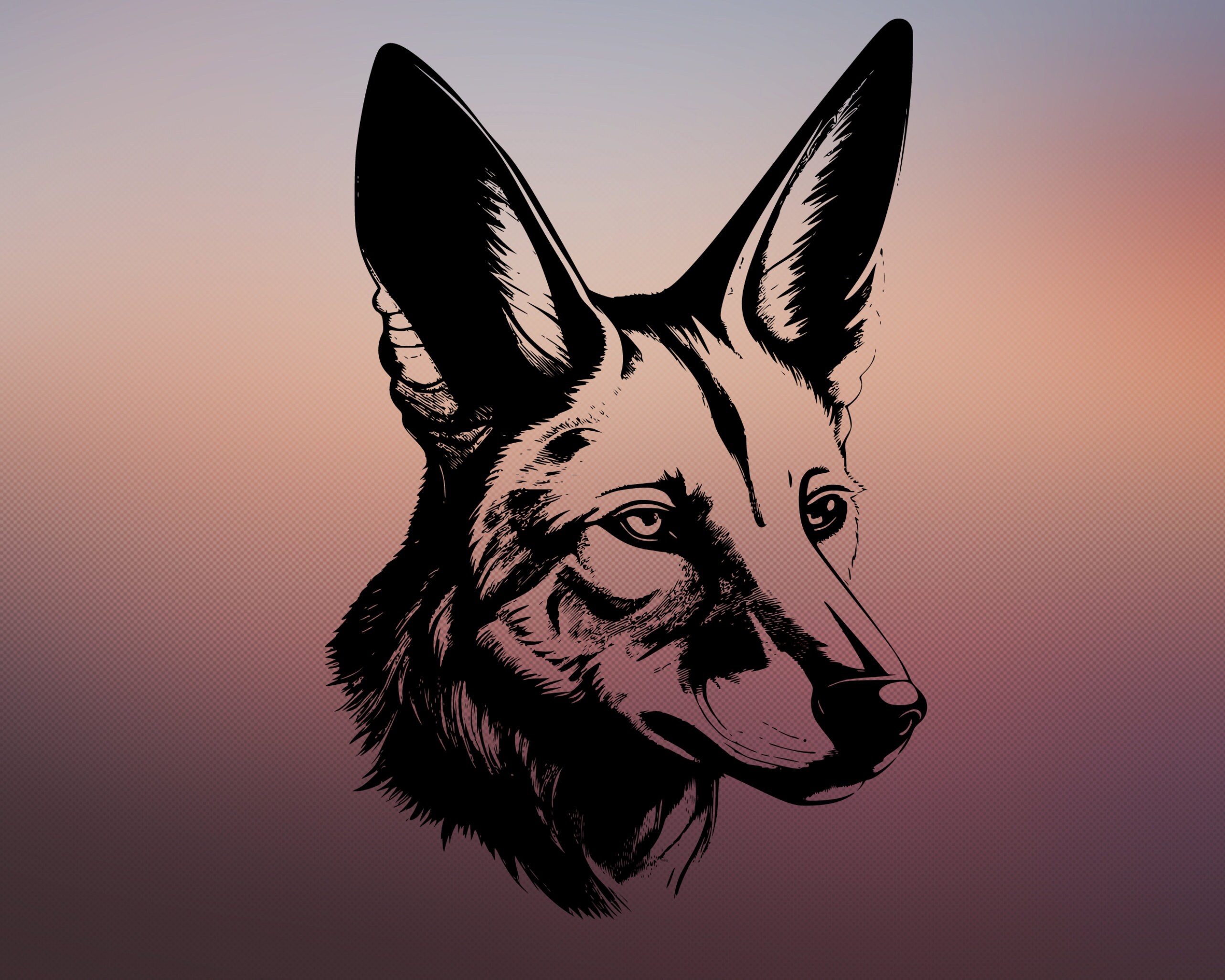 Jackal Svg Jackal Clipart Jackal Png Jackal Head Jackal - Etsy Australia
