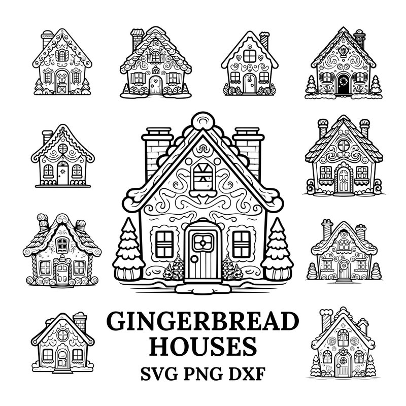 Gingerbread Svg - Etsy