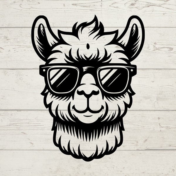 Alpaca Svg - Etsy