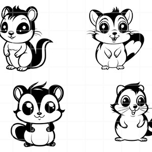 Chipmunk Svg Bundle , Chipmunk Svg , Cut Files for Cricut and Laser ...