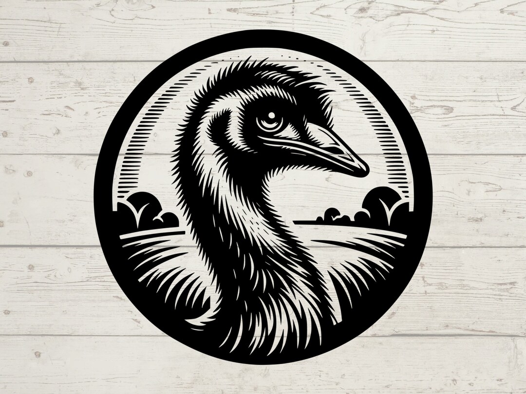 Emu Svg, Emu Clipart, Emu Png, Emu Head, Emu Cut Files for Cricut , Emu ...