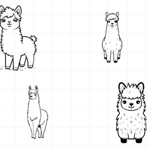Llama Svg Bundle Llama Svg Cut Files for Cricut and Laser - Etsy