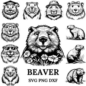 Beaver Svg Bundle , Beaver Svg , Beaver Png, Beaver Clipart, Beaver ...