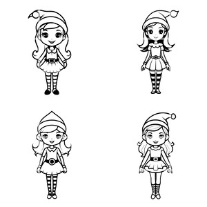 Christmas Elf Svg Bundle , Elf Svg , Cut Files for Cricut and Laser ...