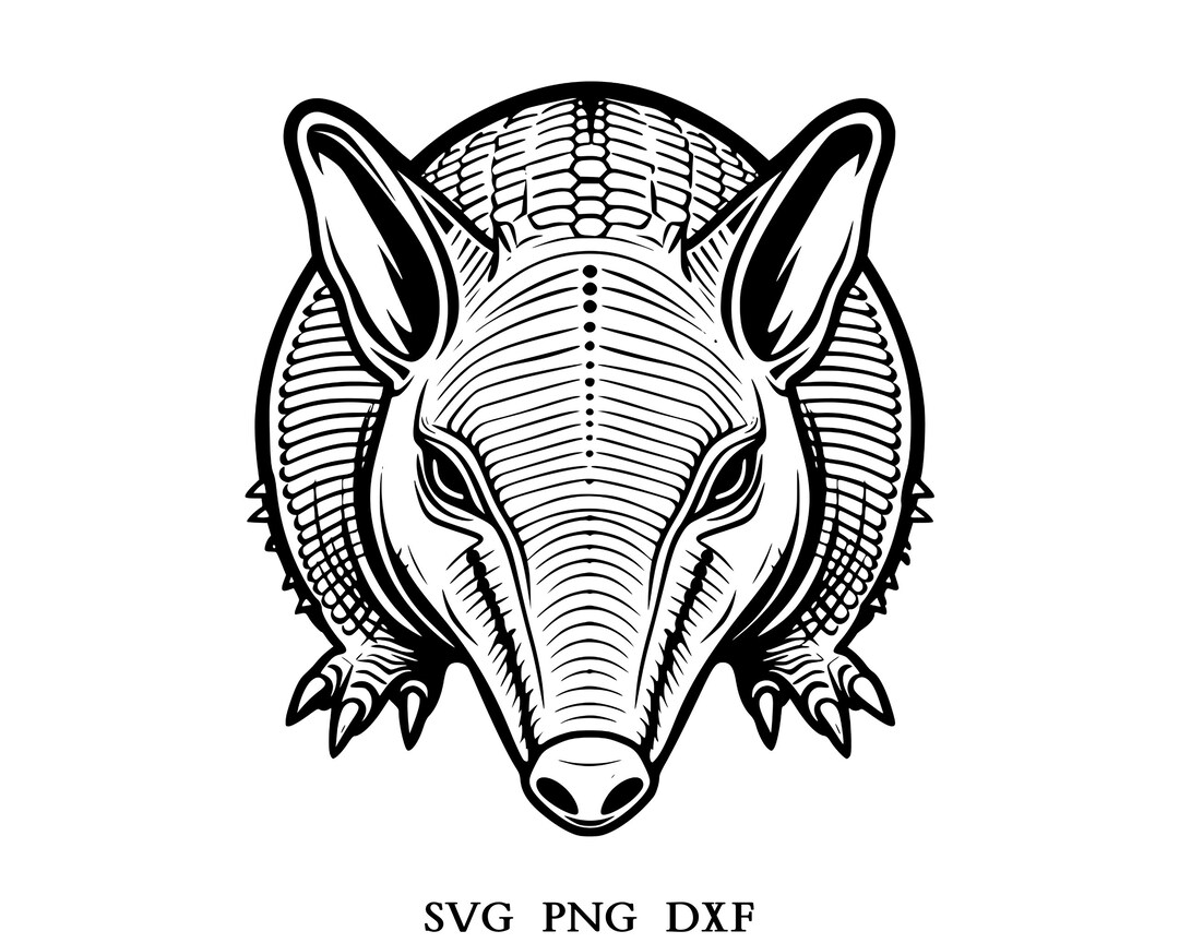 Armadillo Svg, Armadillo Clipart, Armadillo Png, Armadillo Head ...