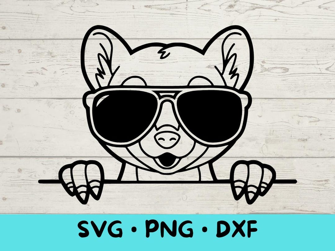 Mongoose With Sunglasses , Mongoose Svg , Summer T-shirt Designs - Etsy