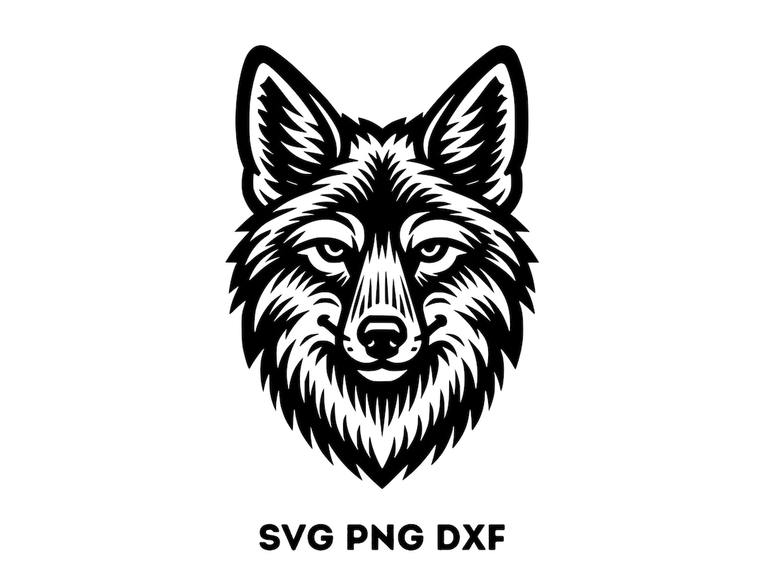 Coyote Svg, Coyote Clipart, Coyote Png, Coyote Head, Coyote Cut Files ...