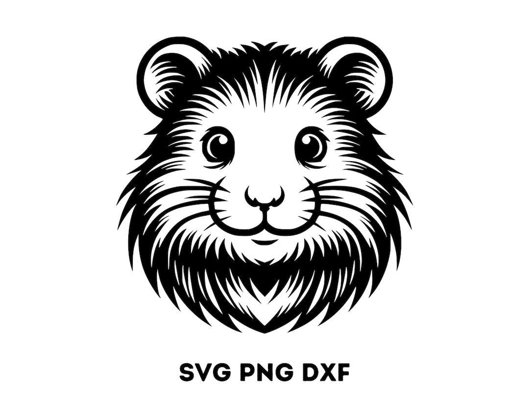 Hamster Head Svg, Hamster Svg , Hamster Clipart, Hamster Png, Hamster ...