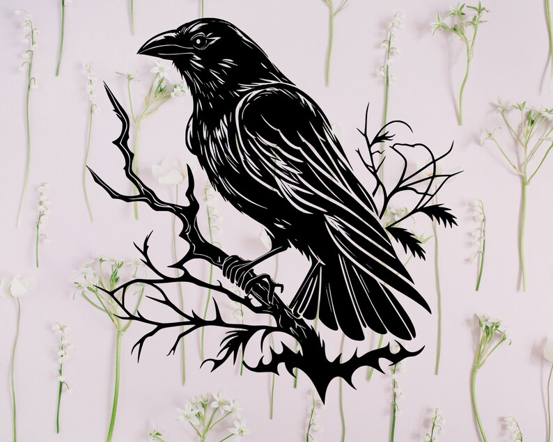 Crow Svg Crow Clipart Crow Png Crow Head Crow Cut Files - Etsy