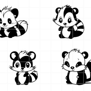 Skunk Svg Bundle , Skunk Svg , Cut Files for Cricut and Laser Engraving ...