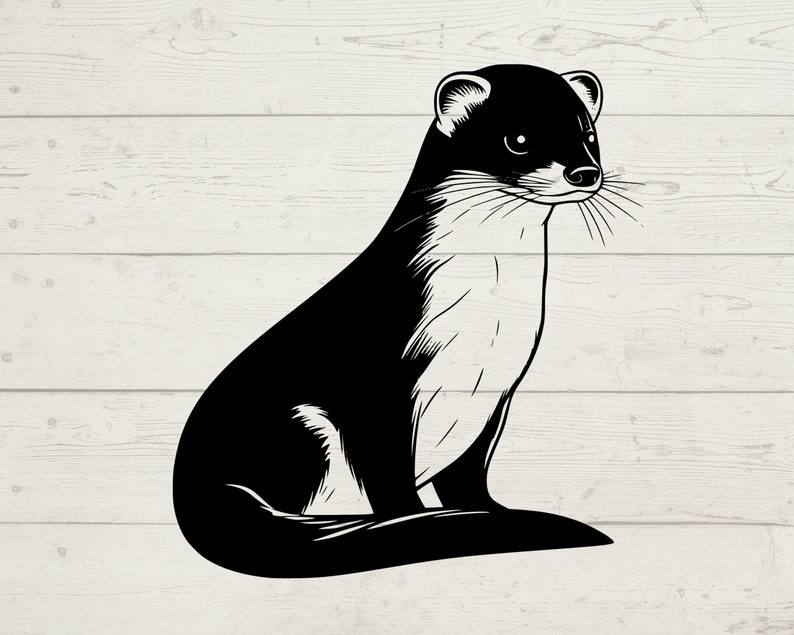 Stoat Svg Stoat Clipart Stoat Png Stoat Head Stoat Cut - Etsy
