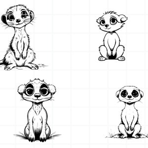 Meerkat Svg Bundle , Meerkat Svg , Cut Files for Cricut and Laser ...