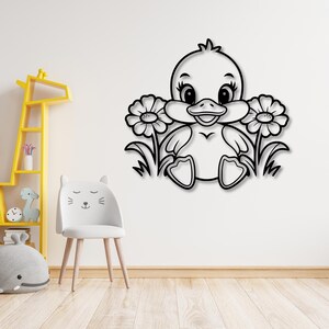Spring Duckling SVG | Cute Baby Duck Clipart for Cricut, Adorable ...