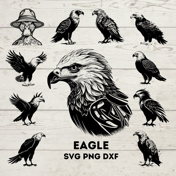 Eagle Svg - Etsy
