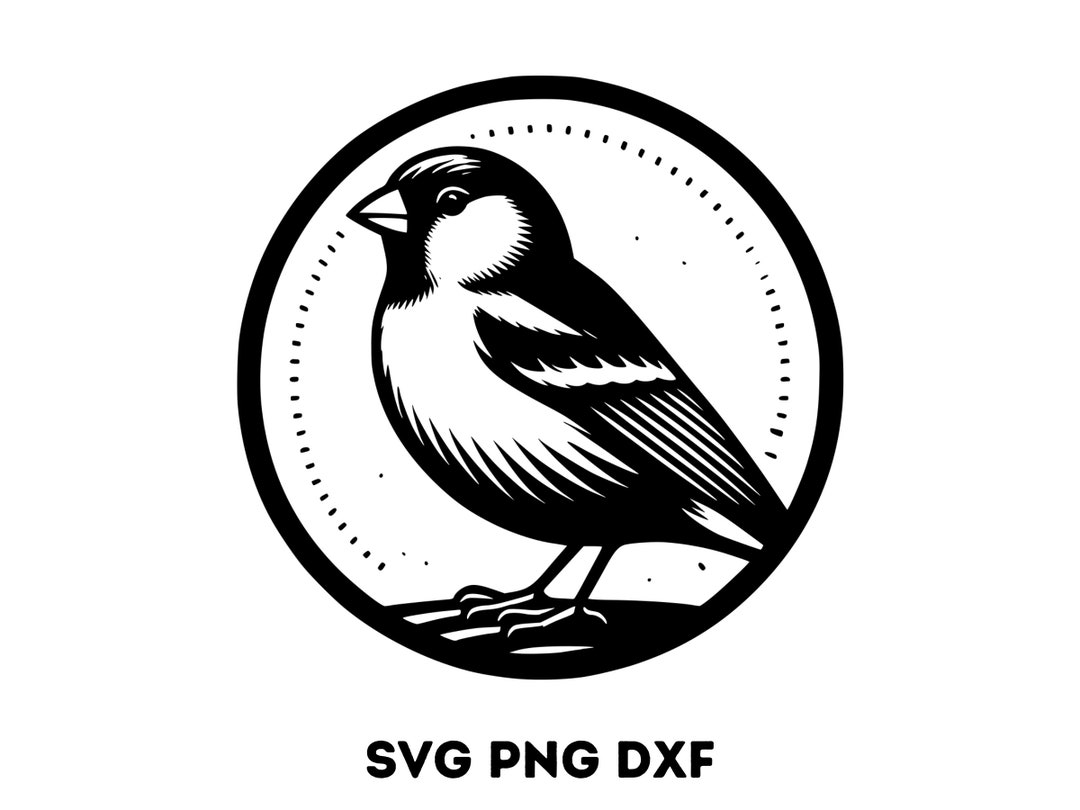 Finch Svg, Finch Clipart, Finch Png, Finch Head, Finch Cut Files for ...