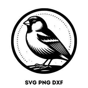 Finch Svg, Finch Clipart, Finch Png, Finch Head, Finch Cut Files for ...