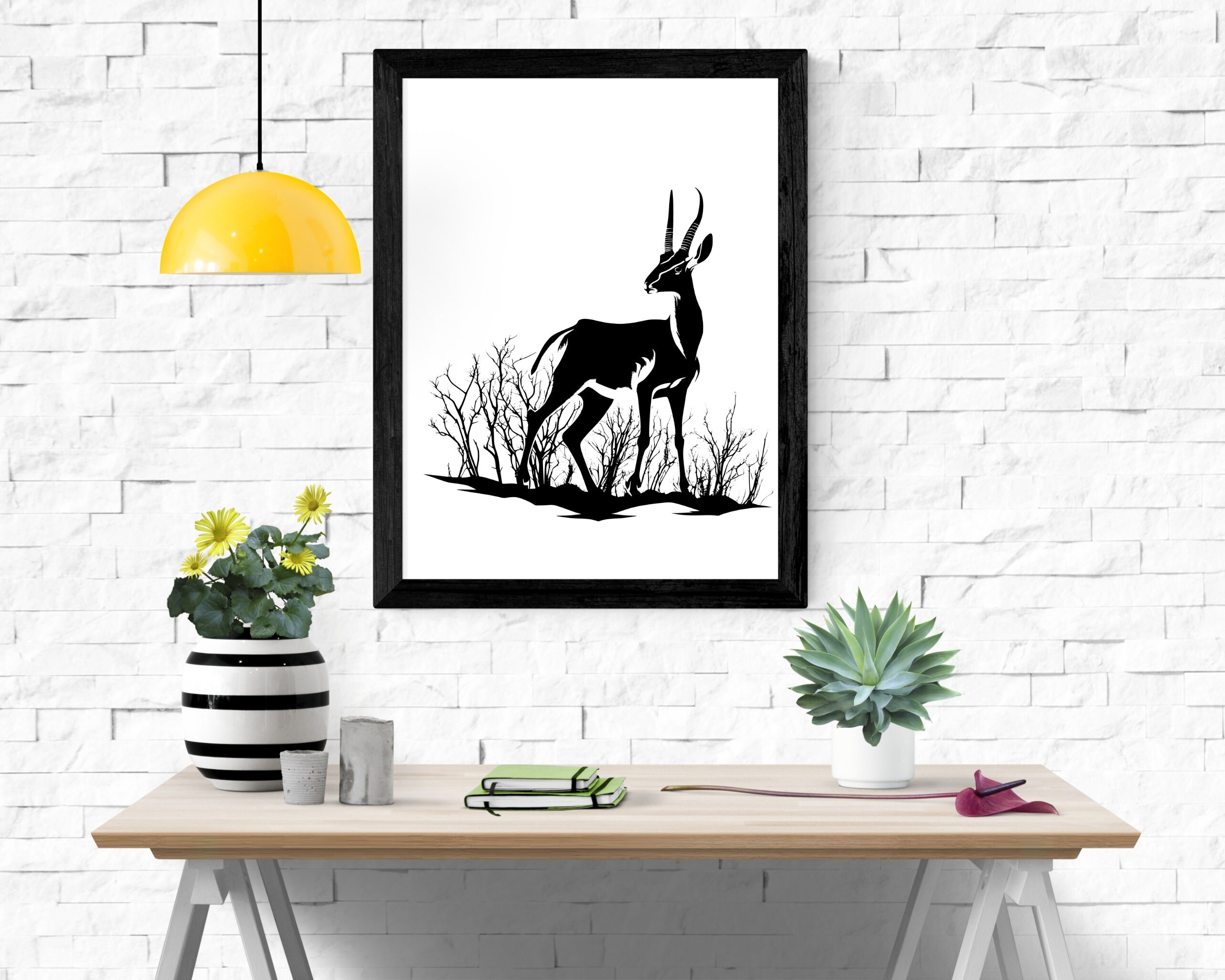 Gazelle Svg Gazelle Clipart Gazelle Png Gazelle Head - Etsy