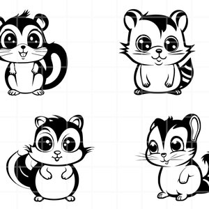 Chipmunk Svg Bundle , Chipmunk Svg , Cut Files for Cricut and Laser ...