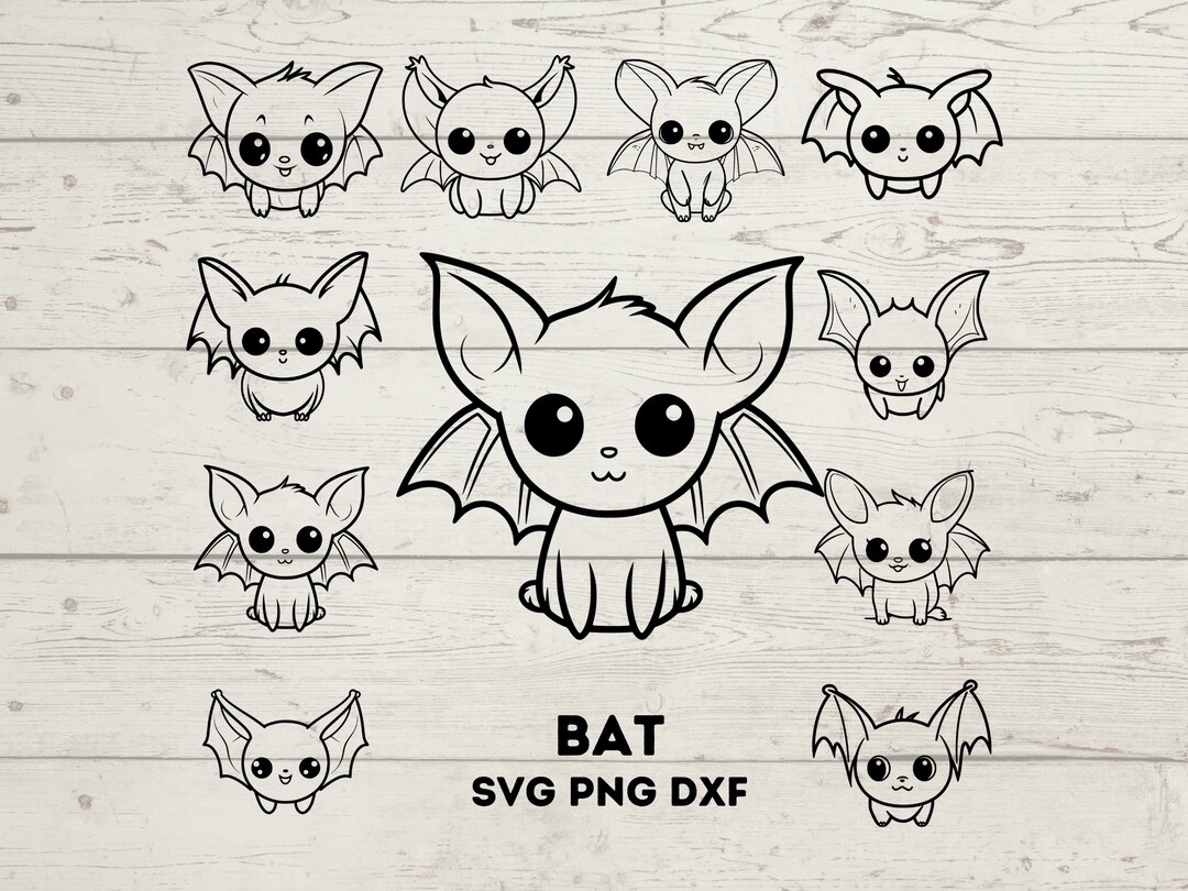 Bat Svg Bundle , Bat Svg , Cut Files for Cricut and Laser Engraving ...
