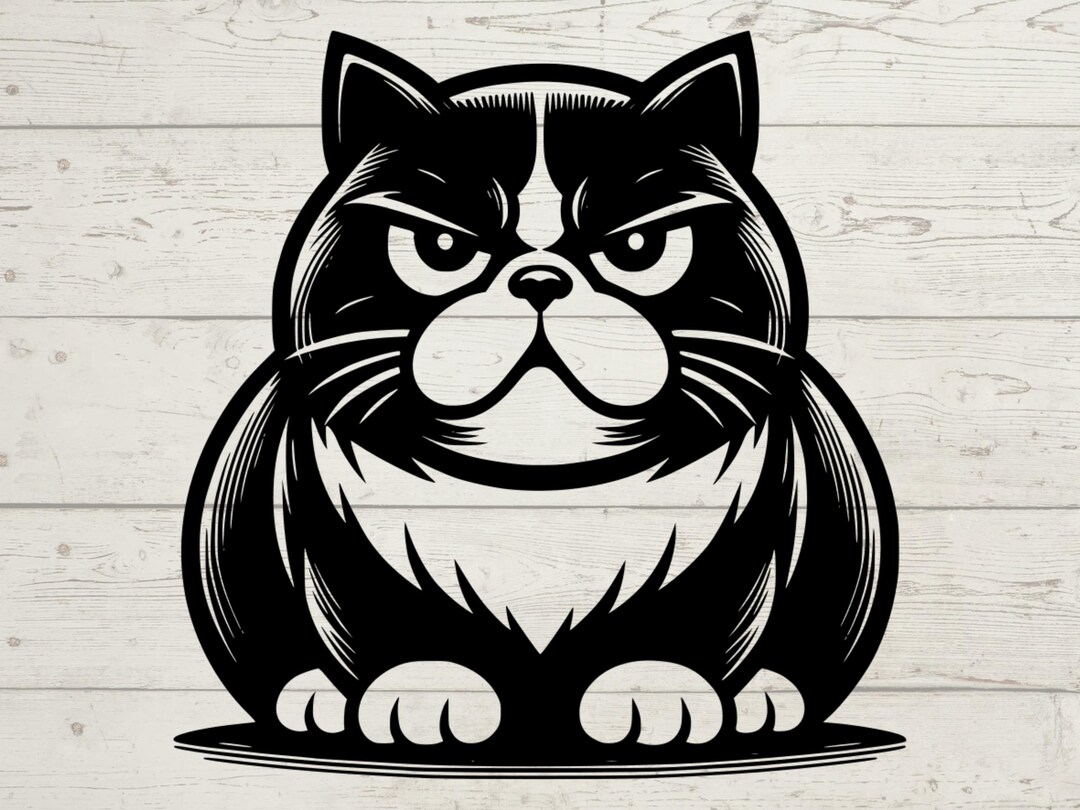 Cat Svg, Grumpy Cat, Cat Clipart, Cat Png, Cat Cut Files for Cricut ...