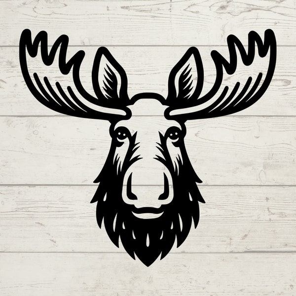 Moose Svg - Etsy