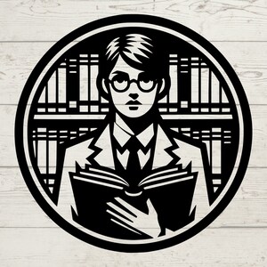 Librarian Svg Png Clipart, Comercial Use, Digital Download - Etsy