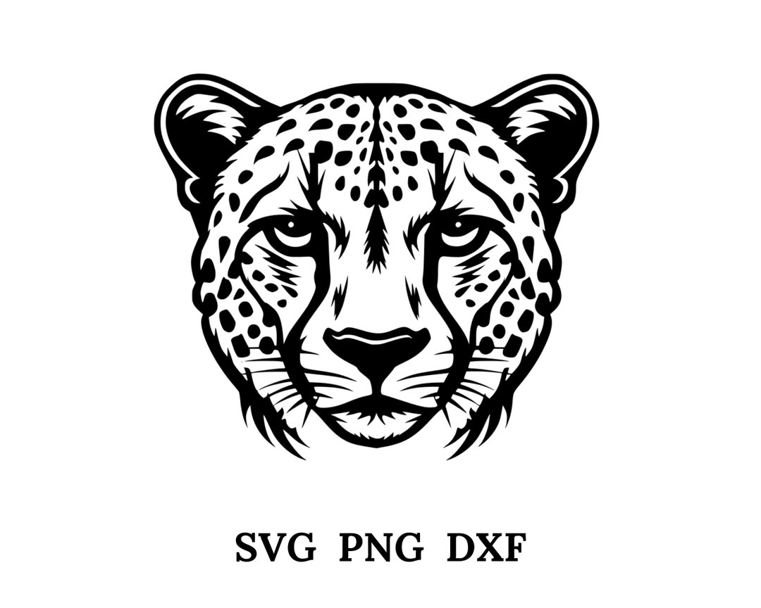 Buy Cheetah Svg, Cheetah Clipart, Cheetah Png, Cheetah Head, Cheetah ...