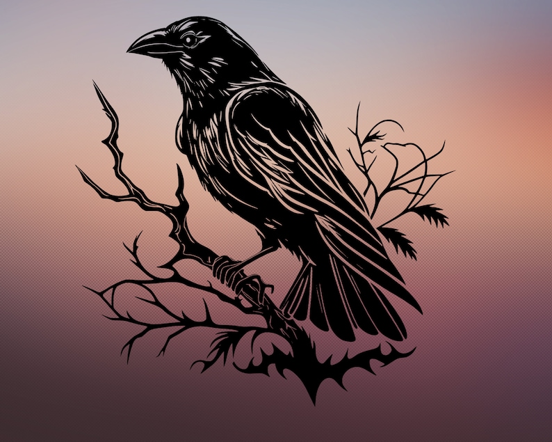 Crow Svg Crow Clipart Crow Png Crow Head Crow Cut Files - Etsy Australia