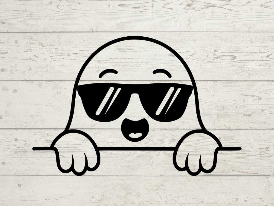 Ghost Svg, Peeking Ghost With Sunglasses, Ghost Png, Ghost Clipart ...