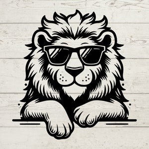 Lion Svg - Etsy