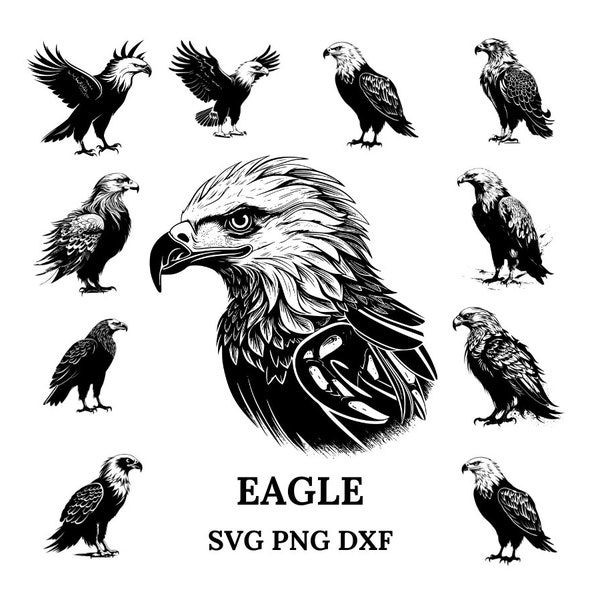Eagle Svg - Etsy