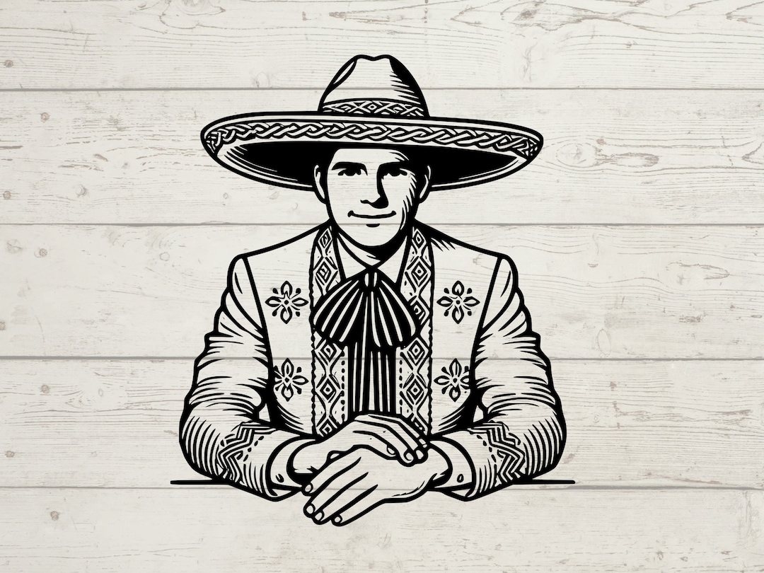 Charro Svg Png Clipart, Comercial Use, Digital Download - Etsy Australia