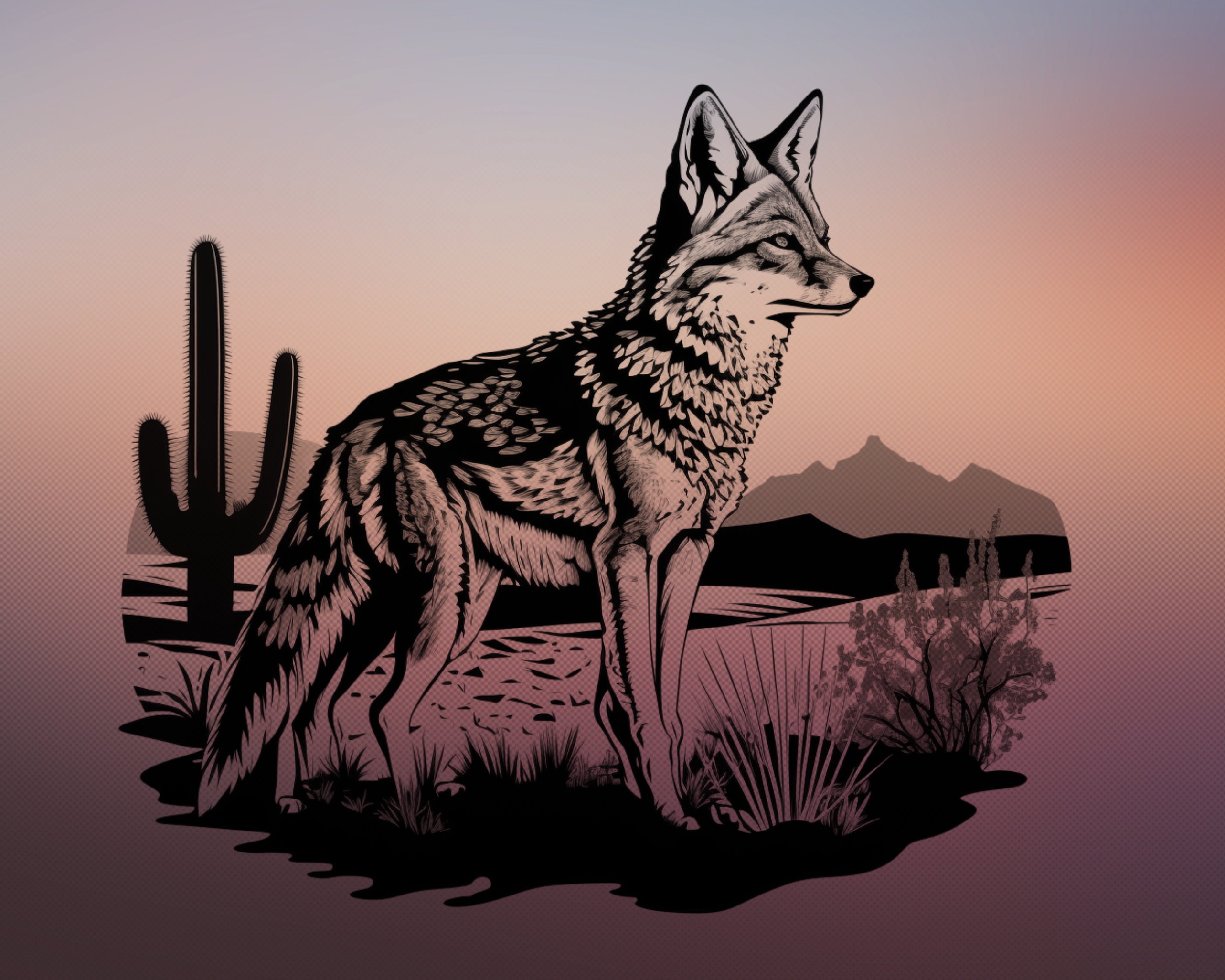 Coyote Svg Coyote Clipart Coyote Png Coyote Head Coyote - Etsy Canada