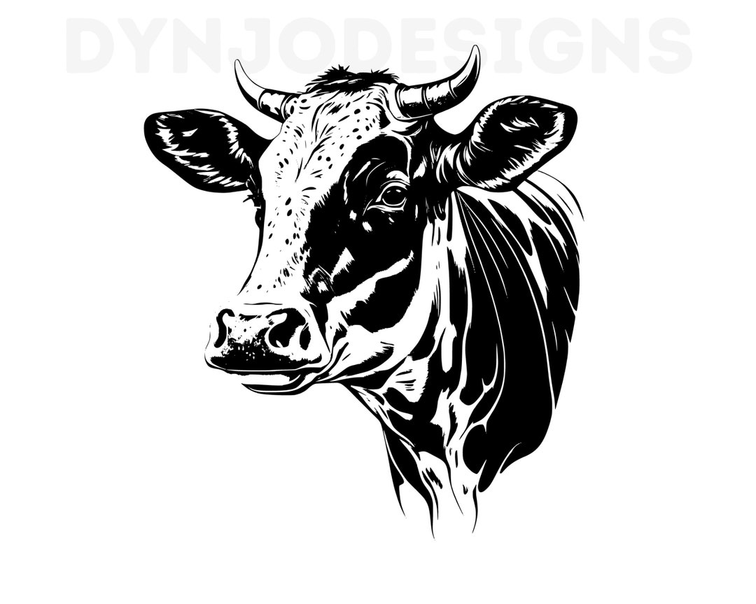 Cow Svg, Cow Clipart, Cow Png, Cow Head, Cow Cut Files for Cricut , Cow ...