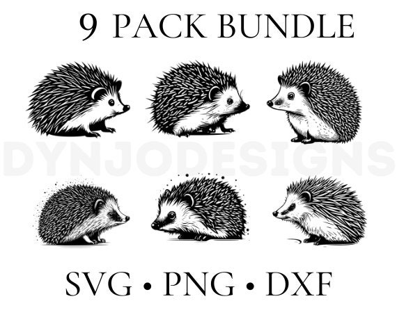 Hedgehog Svg Hedgehog Bundle Hedgehog Clipart Hedgehog Png - Etsy